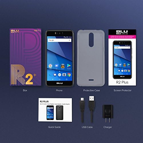 BLU R2 PLUS - Smartphone débloqué 4G LTE 5,5" Full HD - 32 Go + 3 Go de ...