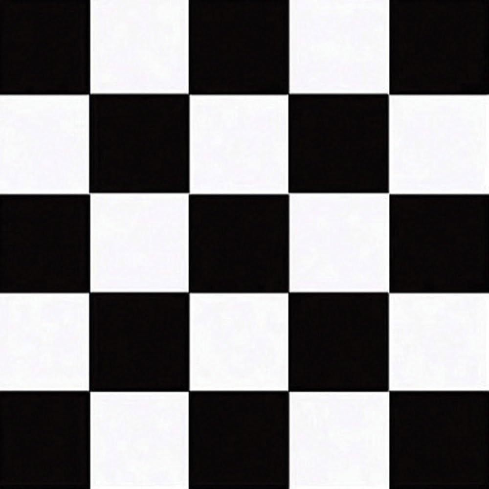 Amazon.com: Black and White Checker Beverage Napkins 50 per Pack : Home ...