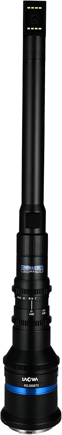 Amazon.com : Venus Laowa 24mm T14 2X Macro PeriProbe Cine Lens for ...