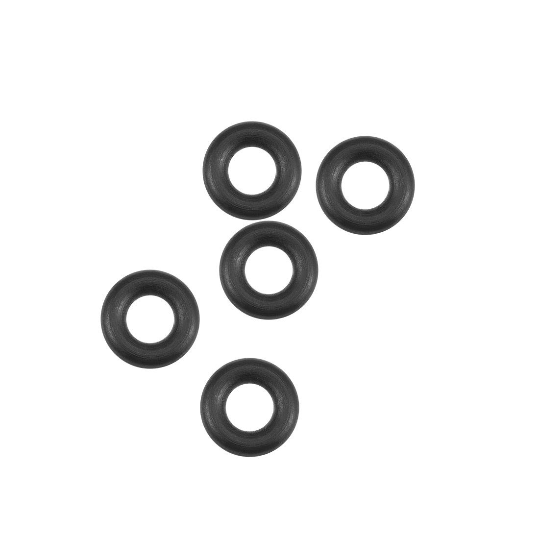 uxcell Nitrile Rubber O-Rings 6.6mm OD 3mm ID 1.8mm Width, Metric ...