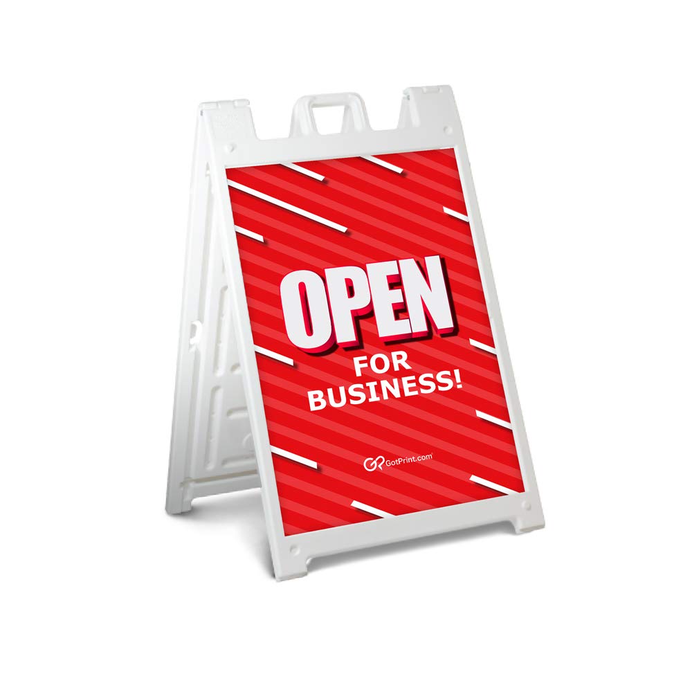 Outdoor Business Sign Frame A Frame Sign Holder (Pack Of 1), Outdoor