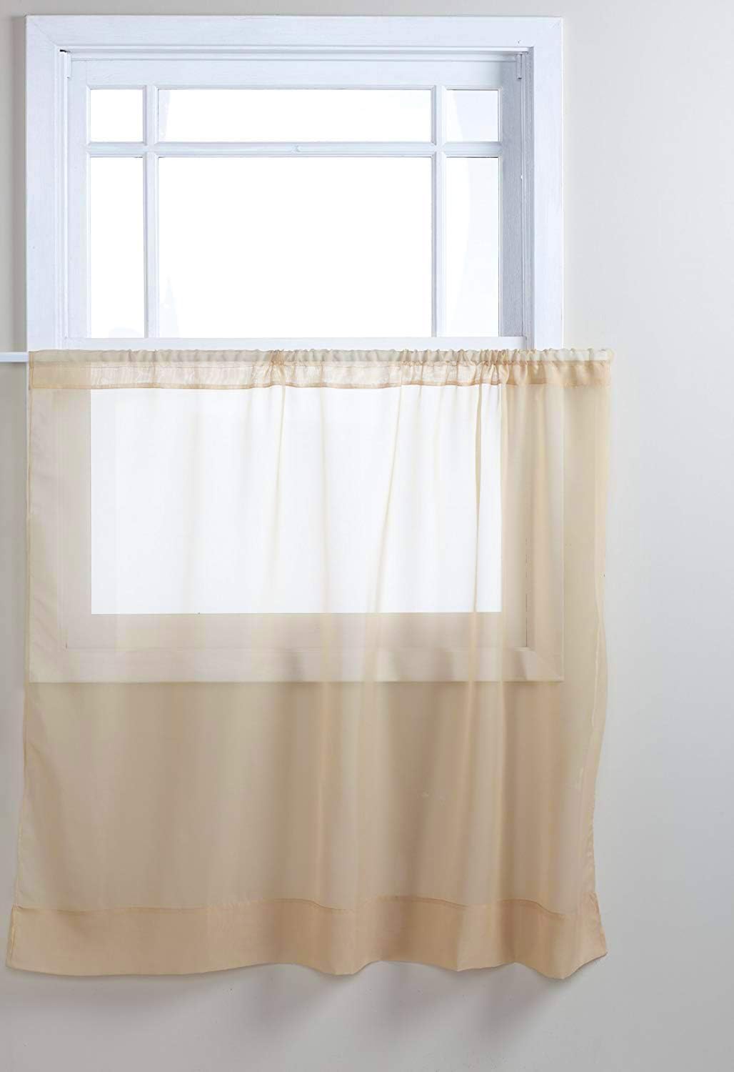 Stylemaster Elegance 60 by 24-Inch Sheer Voile Panel, Gold : Amazon.ca ...