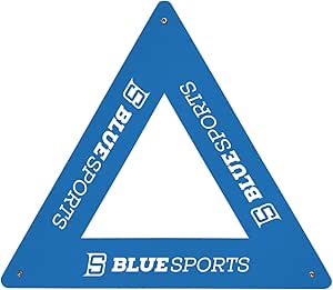 Blue Sports Hockey Triangle Pass Rebounder - Hockey Pucks Training Aid ...