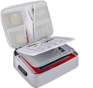 Organizer Document Case with Coded Lock Zipper Professional File ...