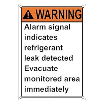Weatherproof Plastic Vertical ANSI Warning Alarm Signal Indicates ...