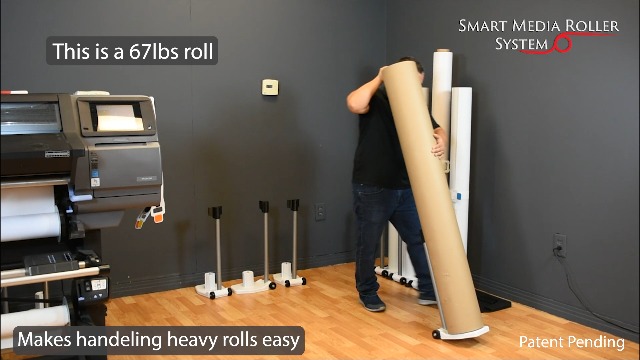 Watch Smart Media Roller System Hand Roll Dolly on Amazon Live