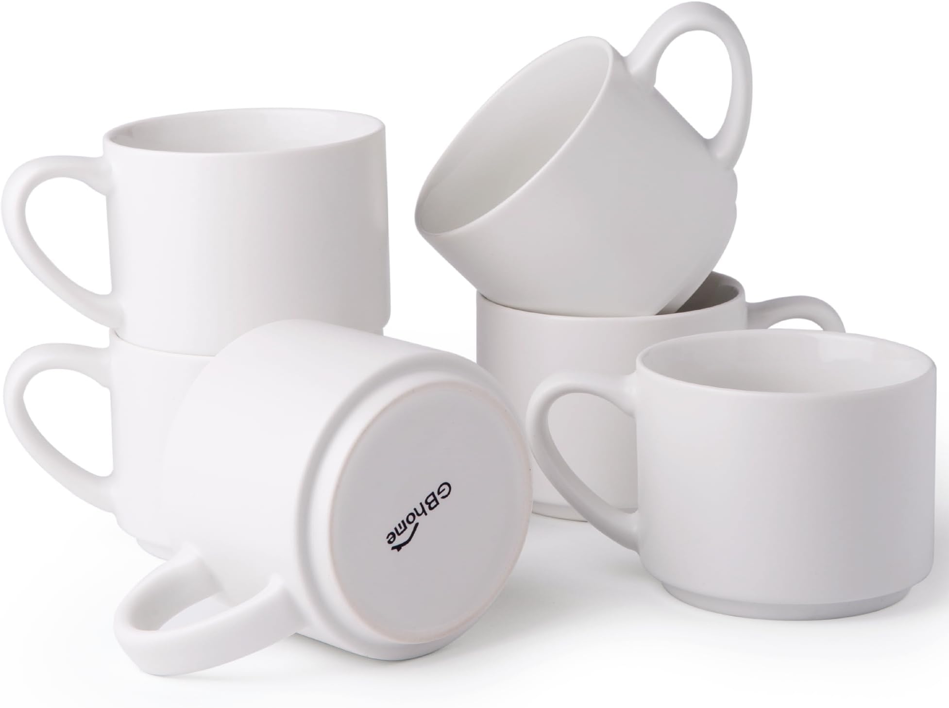 Amazon.com: Hasense Ceramic Coffee Mugs Set of 4 with Rack - 15 oz ...