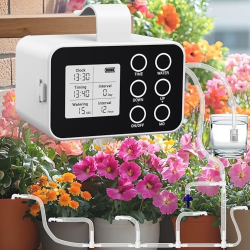 Amazon.com : Instapark Automatic Drip Irrigation Kit, Programmable ...