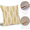 Amazon.com: Sweetshow Yellow Boho Pillow Covers 18x18 Set of 2 Bohemian ...