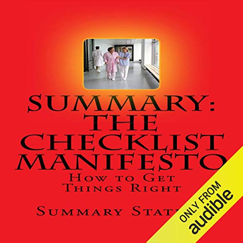 Amazon.com: The Checklist Manifesto: How to Get Things Right (Audible ...