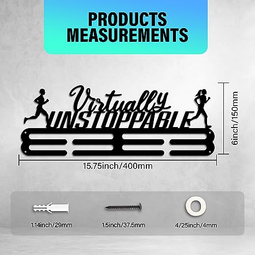 PH PandaHall Running Medal Hanger Medal Holder Medal Display Rack 3 ...