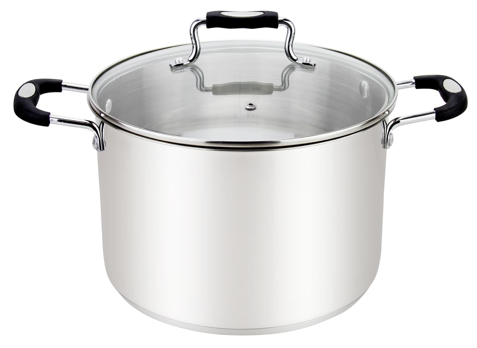 Snapklik.com : Stock Pot, Large Stainless Steel 17 Quart StockPot ...