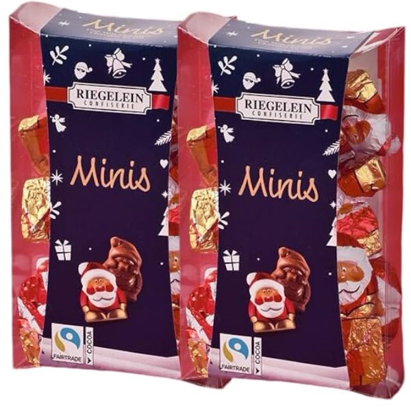 Amazon.co.jp: kAlDI MINIS リゲライン サンタプラボックスチョコレート 100g×2個 カルディ クリスマス ギフト : 食品・飲料・お酒