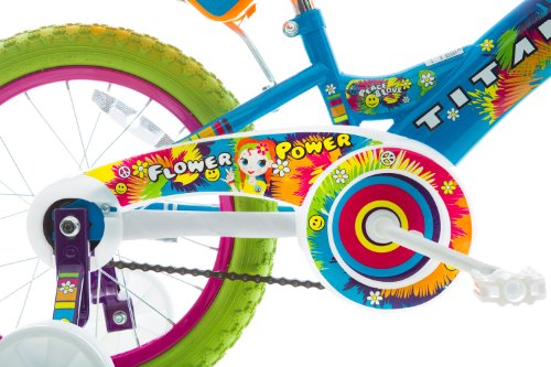 Titan Girl's BMX Bike Flower Power Princess for 5-7 Years Girls with ...