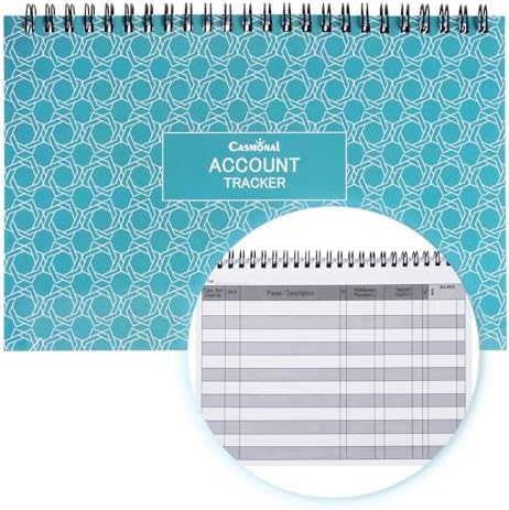 Amazon.com : CASMONAL A5 Big Check Registers for Personal Checkbook ...