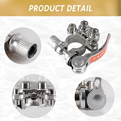 Snapklik.com : SINGARO Car Battery Terminal Connector, 4 Way Positive ...