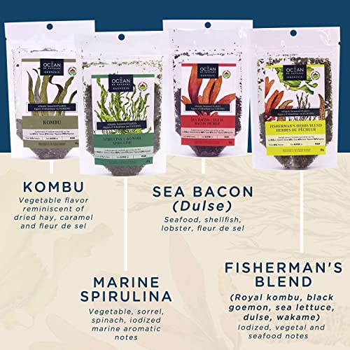 Flocons d'algues Dulse (bacon de mer) – 250 g – Certifié canadien et ...