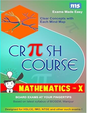 Buy Crash Course, Mathematics -x Book Online at Low Prices in India ...