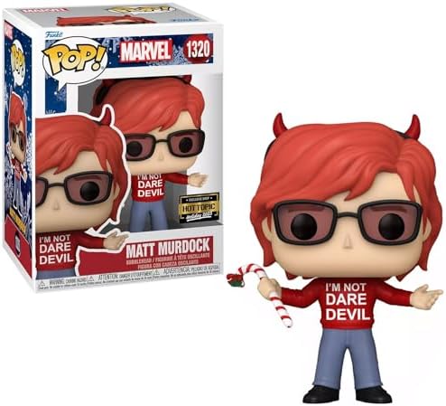 Amazon.com: Funko Marvel Daredevil Matt Murdock Vinyl Bobble-Head Pop ...