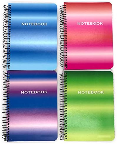 Amazon.com : Emraw Personal Assignment Spiral Notebook 120 Sheets Wire ...