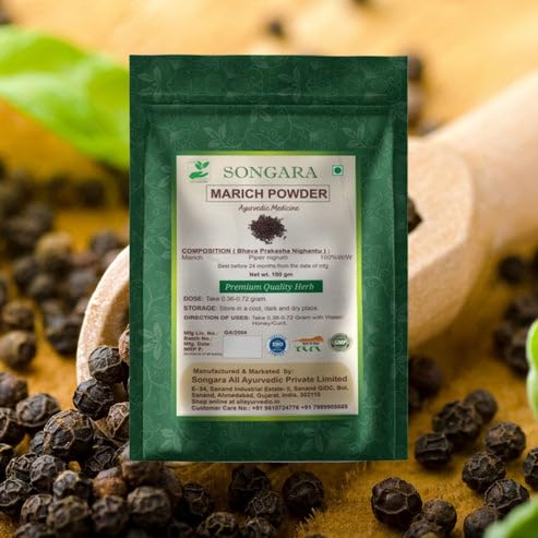 Songara Marich Churn 50 Gram Black Pepper Powder (Piper Nigrum ...