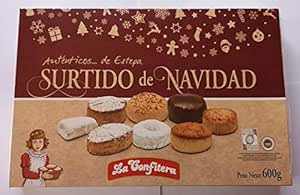 Mantecados et Polvorones « Surtido de Navidad » La Confitera boîte 600 grs : Amazon.fr: Epicerie