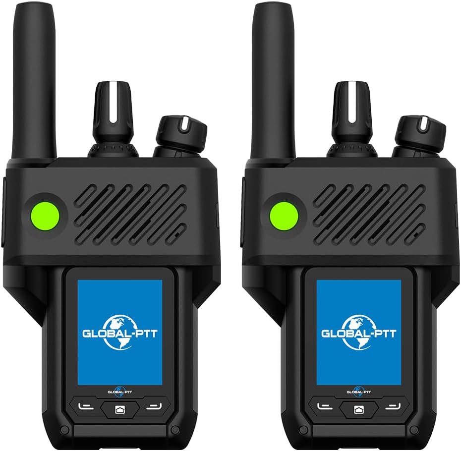 Amazon.com: GLOBAL-PTT 2Pack 4G LTE Nationwide and Analog Walkie Talkie ...