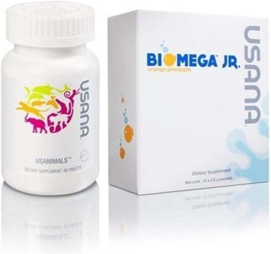 Usana Paquete Infantil (Usanimals + BiOmega Jr) : Amazon.com.mx: Salud ...