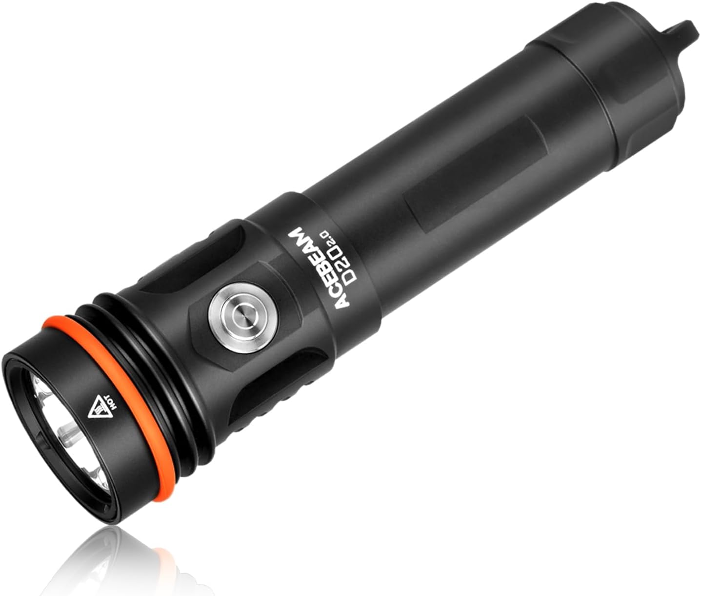 Amazon.com : ACEBEAM D20 2200 High Lumens Dive Light Rechargeable, 200 ...