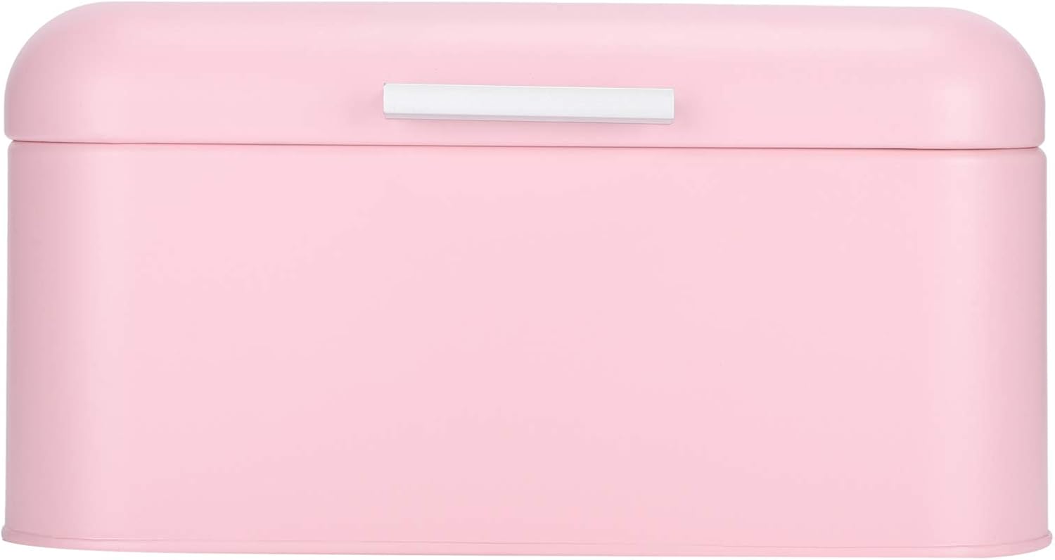Amazon.com: SKIENGRJ Vintage Style Pink Bread Organizer Box - Iron ...
