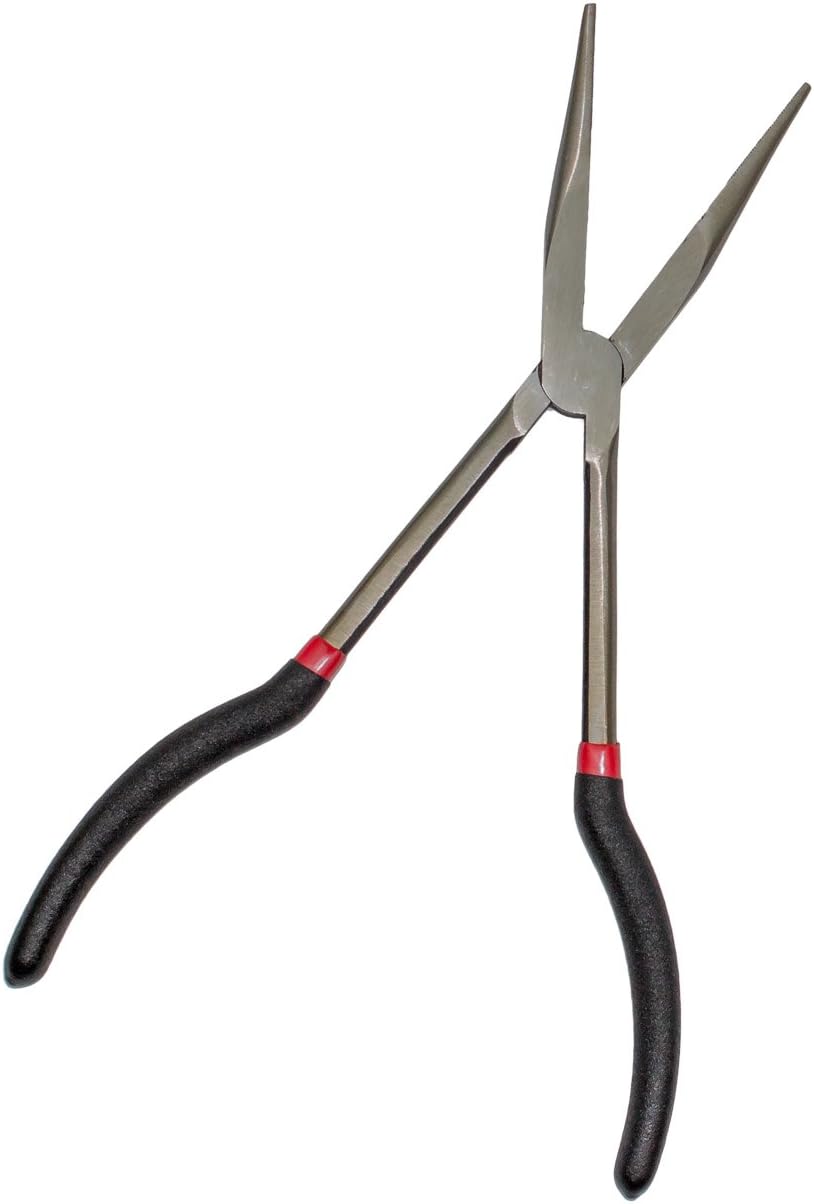 WORKPRO Premium 11” Extra Long Needle Nose Pliers, Paper Clamp ...