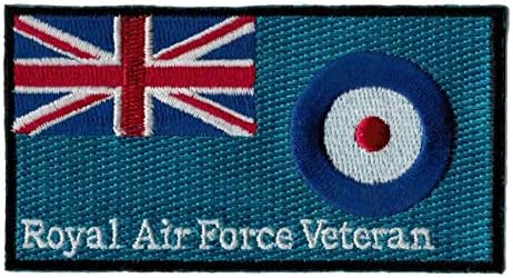 Royal Air Force Embroidered Iron/Sew On Patch RAF MOD Target Navy Army ...
