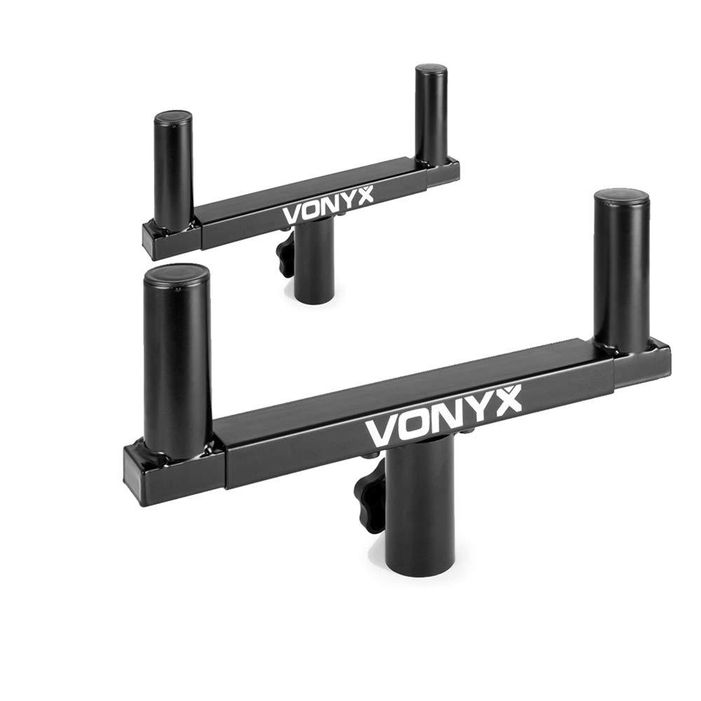 VONYX WMS-03 Universal Double Speaker Support Dual Bracket Stand 35mm ...