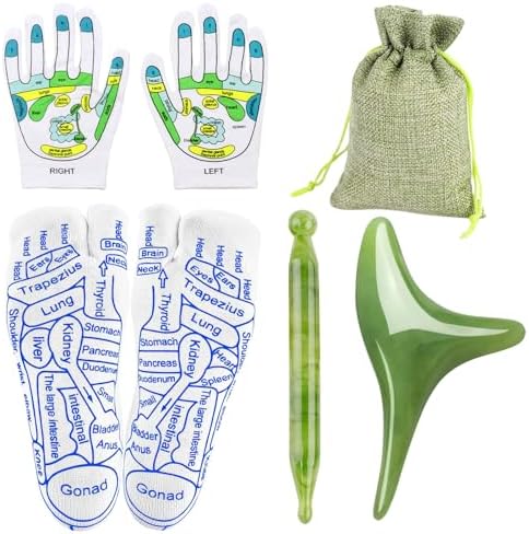 Amazon.com: Stainless Steel Acupressure Massage Stick with Reflexology ...