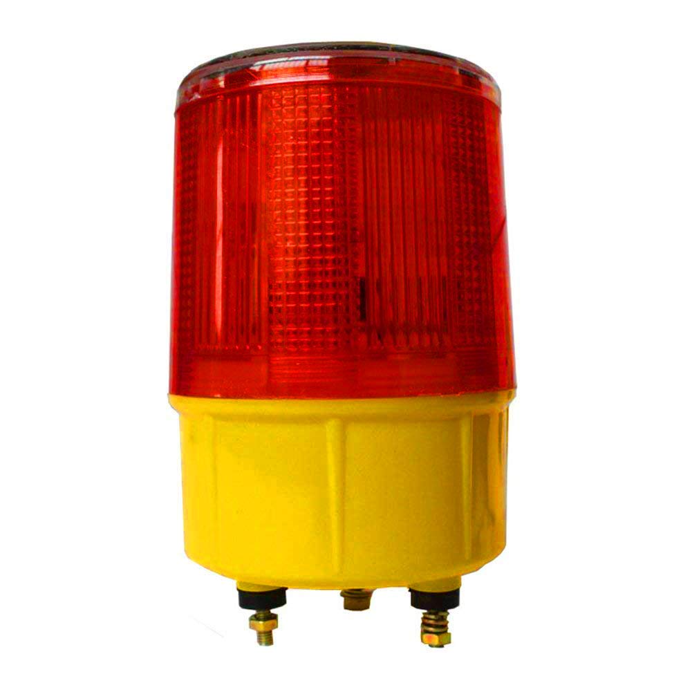 Buy DE-Spark Emergency LED Solar Powered Red Strobe Warning Light, Road ...