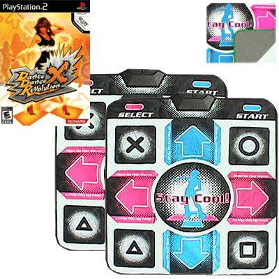 Amazon.com: 2 x Dance Dance Revolution DDR Non-Slip Dance Pad for PS2 ...
