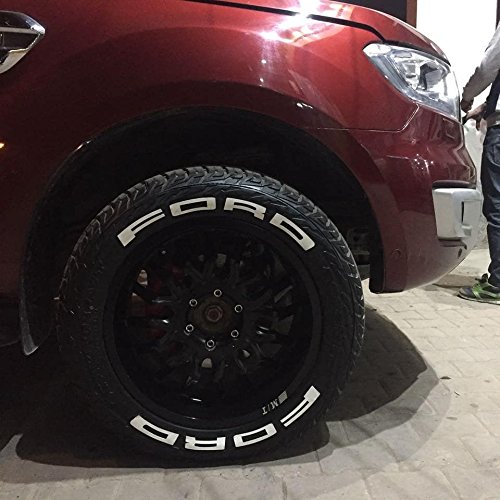 TYRE DÉCOR Customized Permanent Rubber Tyre 3D Stickers for Car Tyre ...