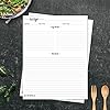 Amazon.com: 321Done Recipe Paper 8.5x11 White, 50-Pack, Made in USA ...