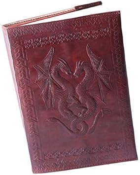 Amazon.com : QualityArt Handmade Leather Refillable Journal Double ...