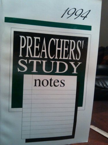 1994 Preachers' Study Notes: Various: Amazon.com: Books