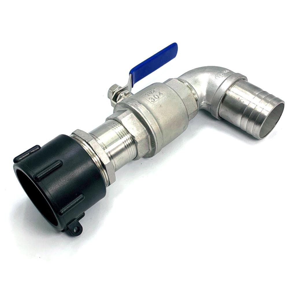 MHT Thread Ton Barrel Connector Valve 2In Fittings Urea Barrel 90 ...