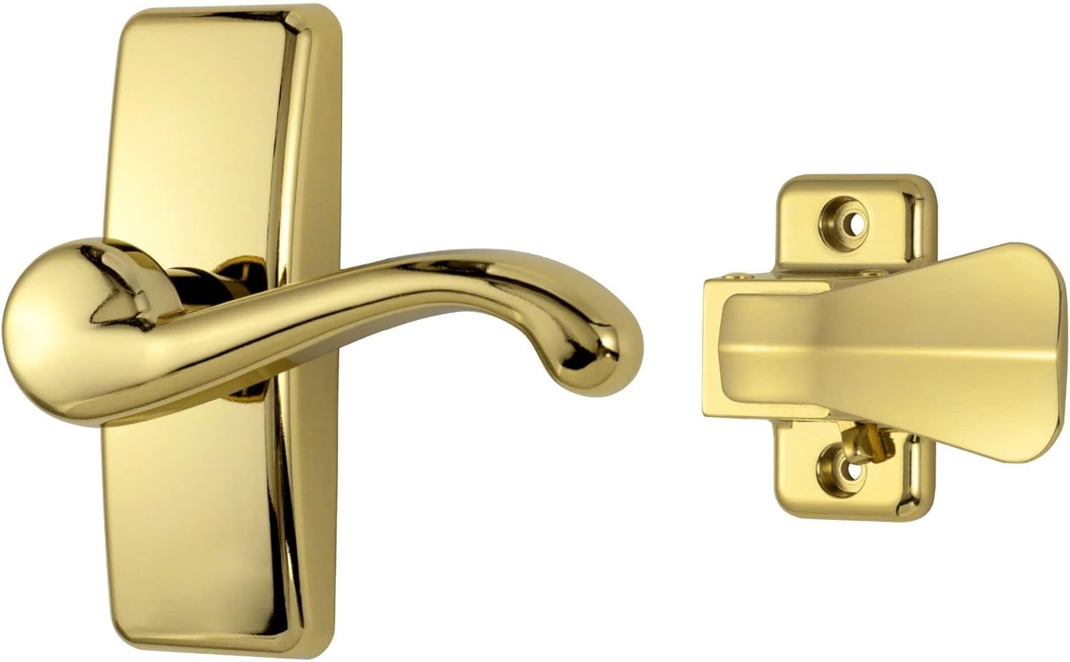 Larson Certified Storm Door M2 Mortise Brass Handle Set, Storm Door ...