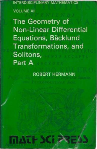 Geometry of Non-Linear Differential Equations, Backlund Transformations ...