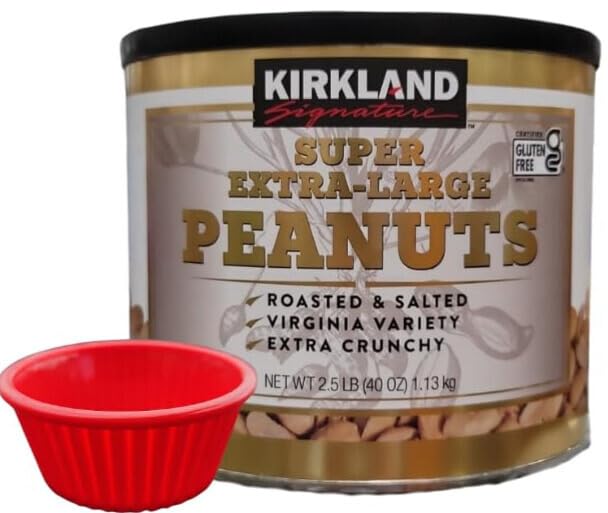 Amazon.com : Kirkland Signature Super Extra-Large Peanuts 2.5 lbs ...