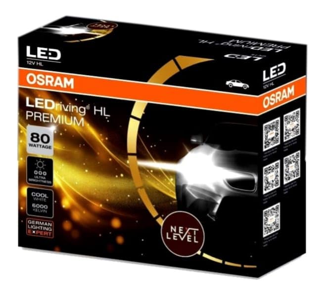 Osram LED HEADLIGHT FOR CAR H9005/6 COOL WHITE (HB3/HB4 12V 80W 6000K ...