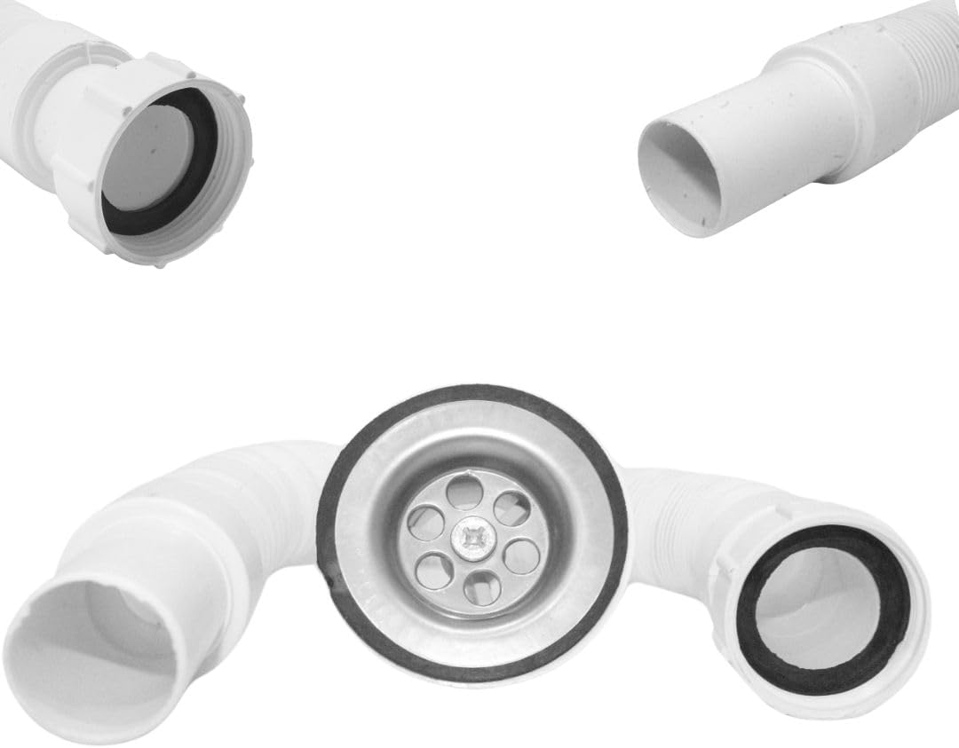 McAlpine FLEXCON4 Flexible Waste Connector fitting 1-1/2-inch Universal ...