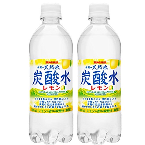 Amazon.com : Sangaria Iga natural water carbonated water lemon 500 pet ...