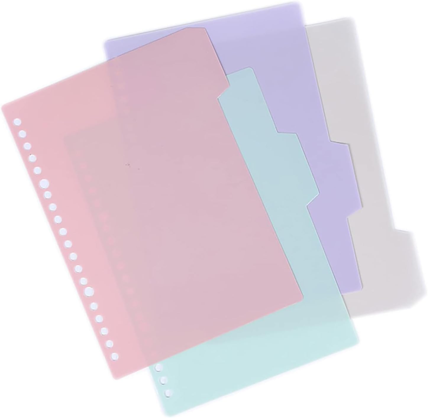 Amazon.com : Binder Dividers with 4 Tabs 1 Set 30 Rings A4 Multicolor ...