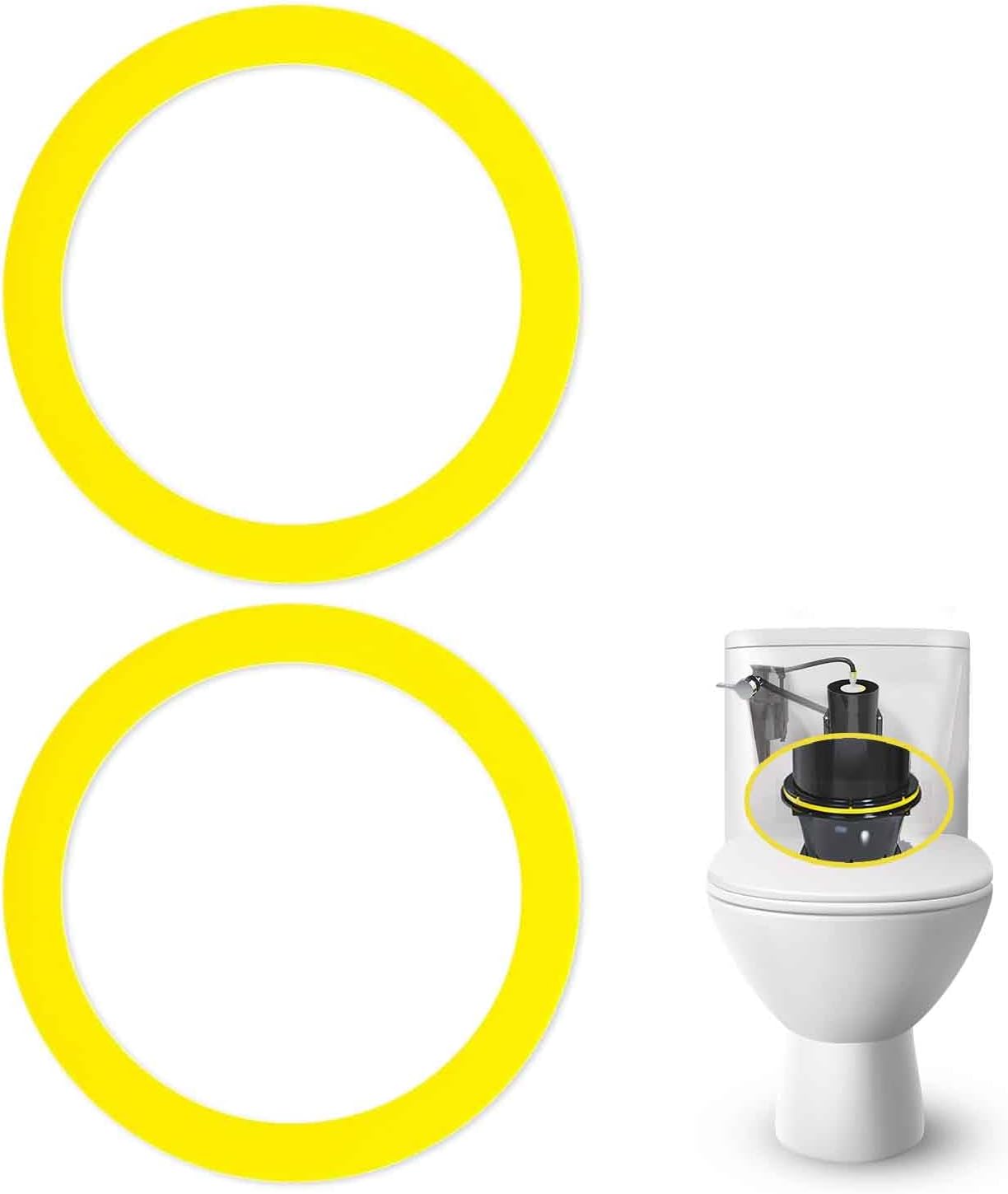 Amazon.com: 3 Pack Flush Valve Seal for Kohler, Upgraded Silicone ...