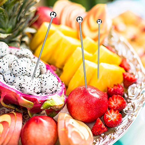 Snapklik.com : 45 Pack Stainless Steel Cocktail Picks Martini Pick